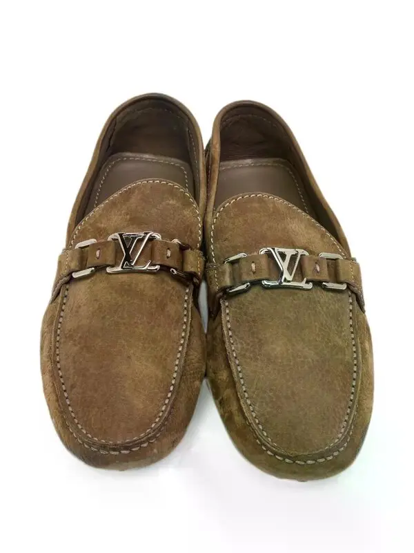 LOUIS VUITTON Hockenheim Suede Loafers