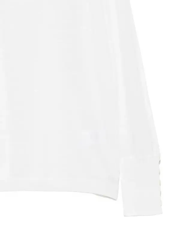 Alpha Studio Button-cuff Long-sleeve Sweater