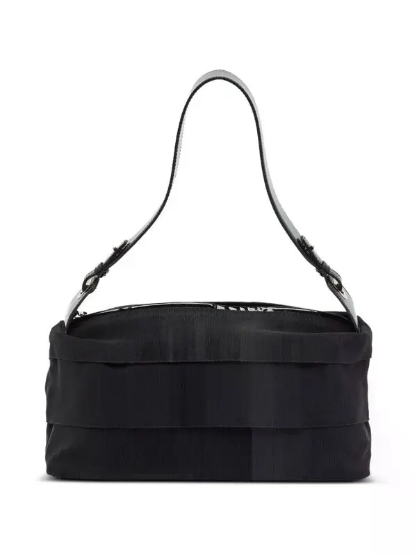 FERRAGAMO Zip-up Shoulder Bag - Black