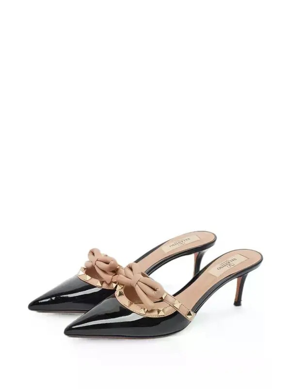 Valentino Garavani Rockstud Bow Mules