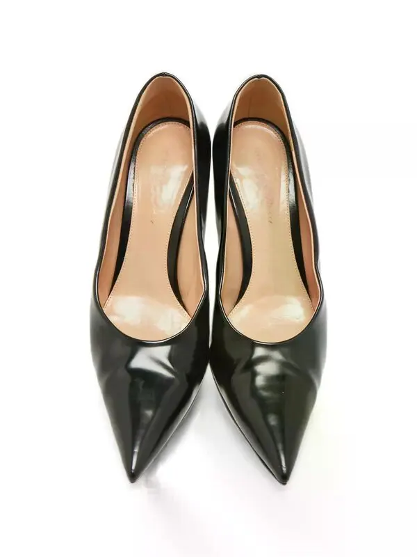 GIANVITO ROSSI Leather Pointed Toe Stiletto Pumps