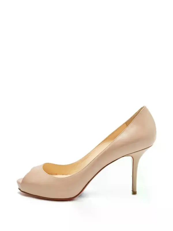 CHRISTIAN LOUBOUTIN Very Prive Leather Heeled Pumps