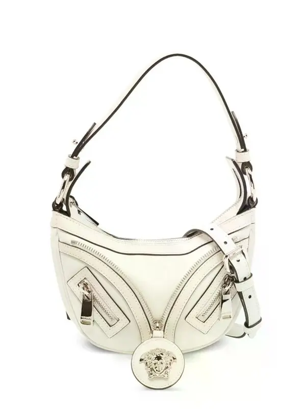 Versace Mini Repeat Shoulder Bag - White