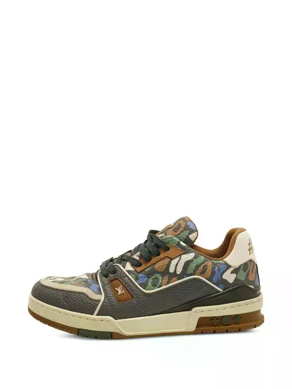 LOUIS VUITTON Logo Print Sneakers