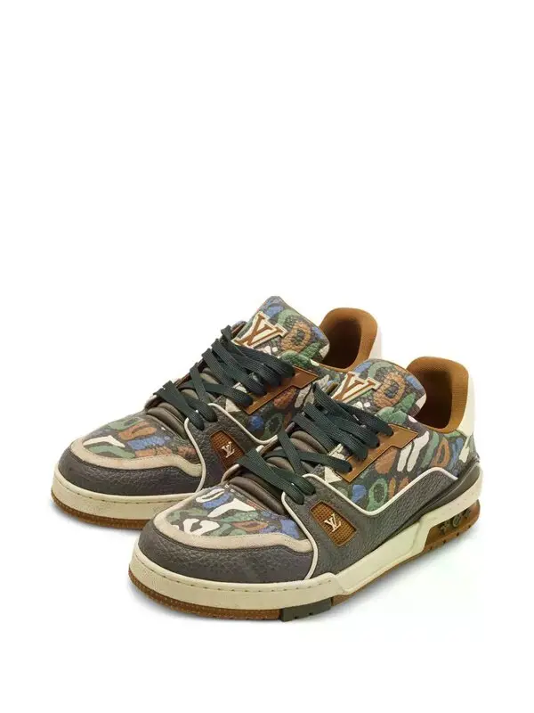 LOUIS VUITTON Logo Print Sneakers
