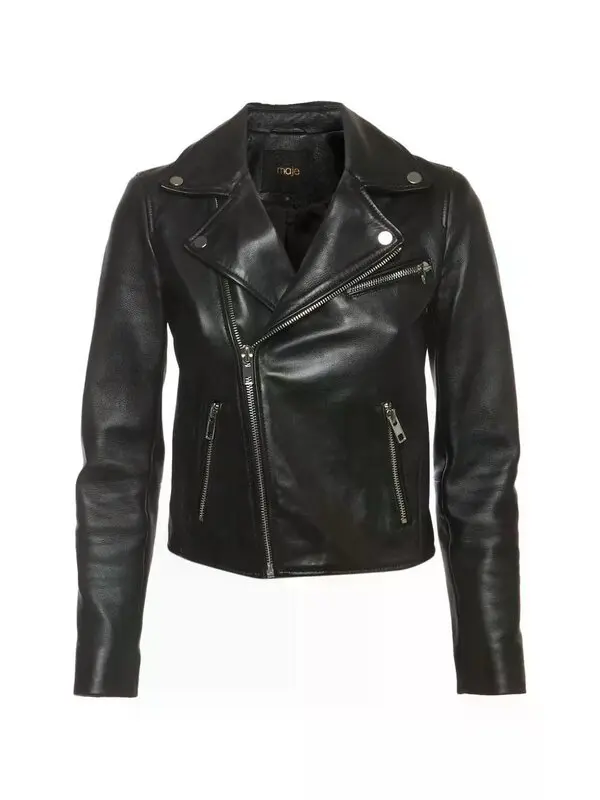 Maje Zip-up Biker Jacket