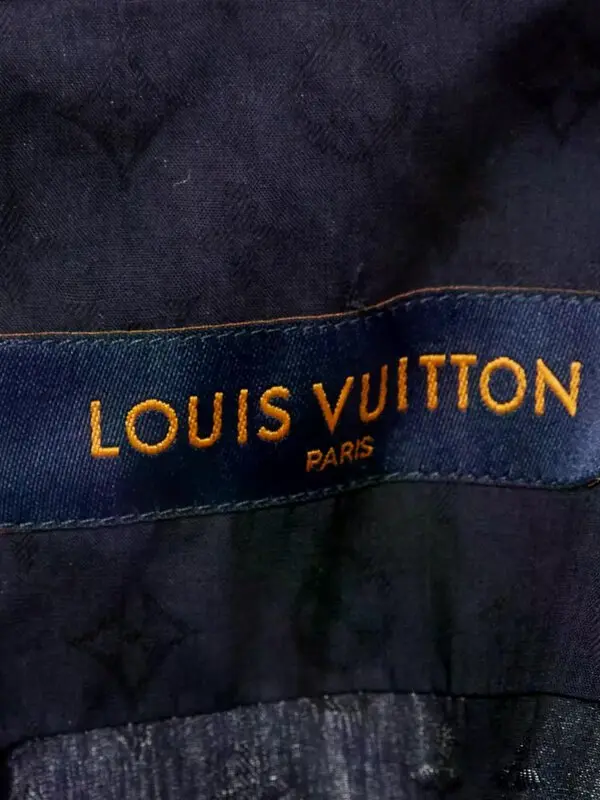 LOUIS VUITTON Monogram-pattern Long-sleeve Shirt
