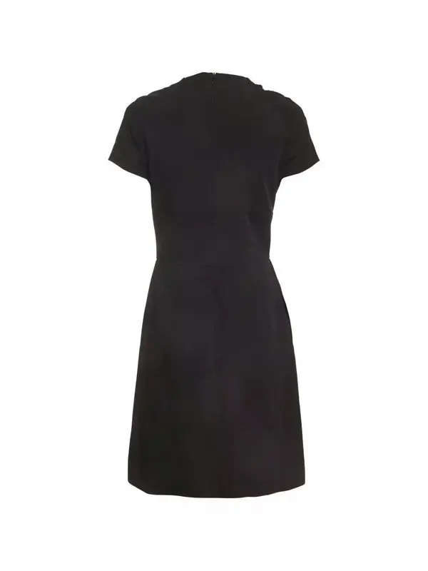Moschino Pleated Bow Midi Dress