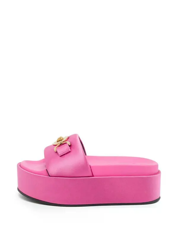 Versace La Medusa Platform Sandals - Pink
