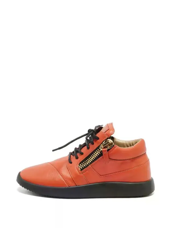 GIUSEPPE ZANOTTI Frankie High-top Sneakers - Orange