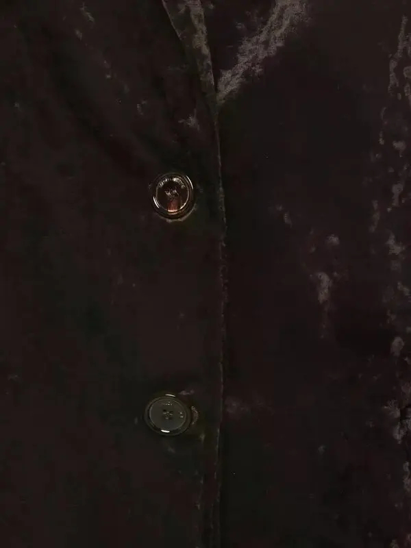 Magda Butrym Floral Appliqué Single-breasted Blazer - Brown