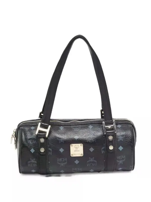Mcm Visetos Barrel Tote Bag