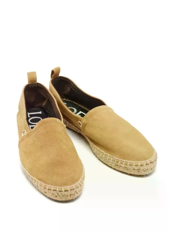 Loewe Suede Espadrille Flats