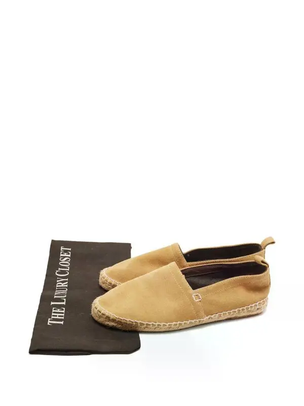 Loewe Suede Espadrille Flats
