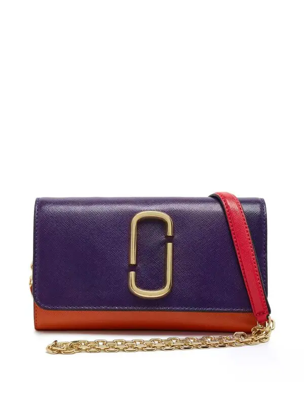 Marc Jacobs Snapshot Tricolor Crossbody Bag - Purple