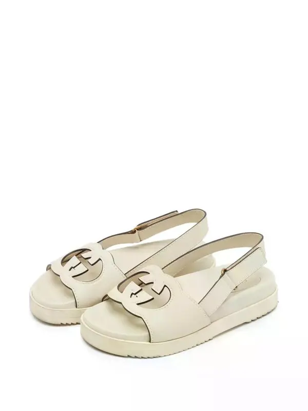 Gucci Interlocking G Slingback Platform Sandals
