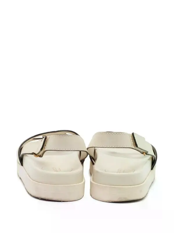 Gucci Interlocking G Slingback Platform Sandals