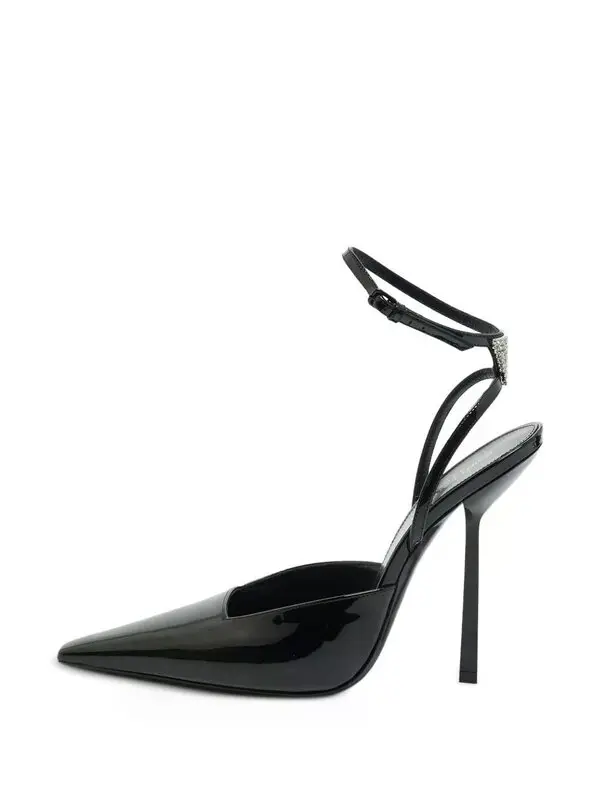 Saint Laurent Anouk Crystal-embellished Pumps