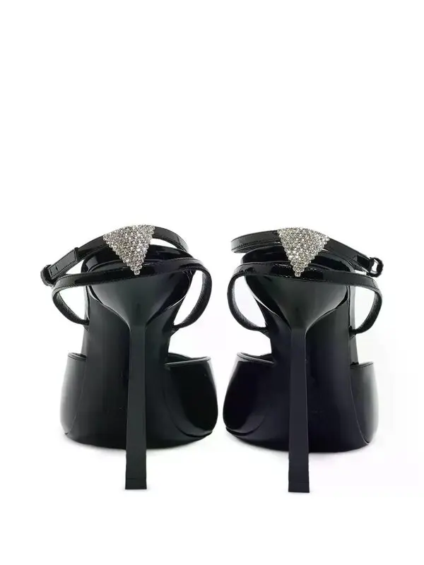 Saint Laurent Anouk Crystal-embellished Pumps