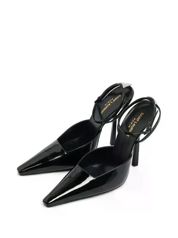 Saint Laurent Anouk Crystal-embellished Pumps