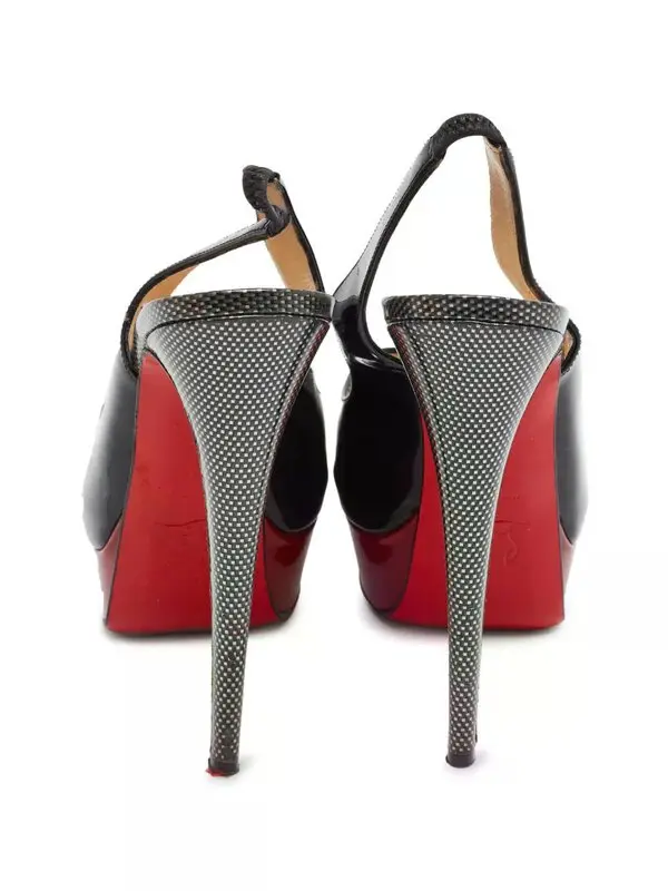 CHRISTIAN LOUBOUTIN Lady Peep Slingback Sandals