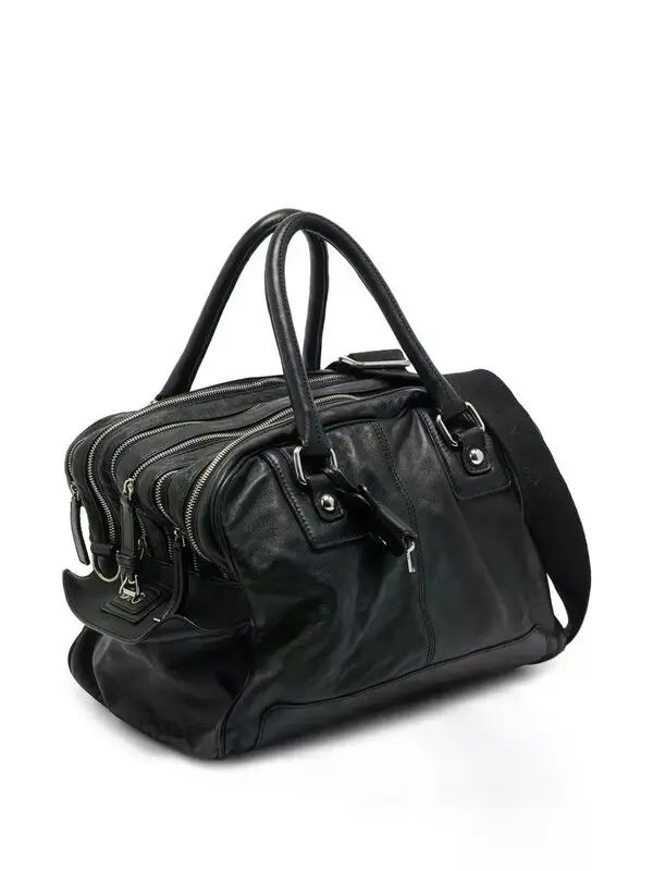 Dolce & Gabbana Multi-zip Leather Duffel Bag