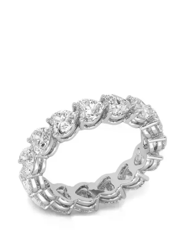 SOLO FOR DIAMONDS Heart-cut Diamond-embellished Ring