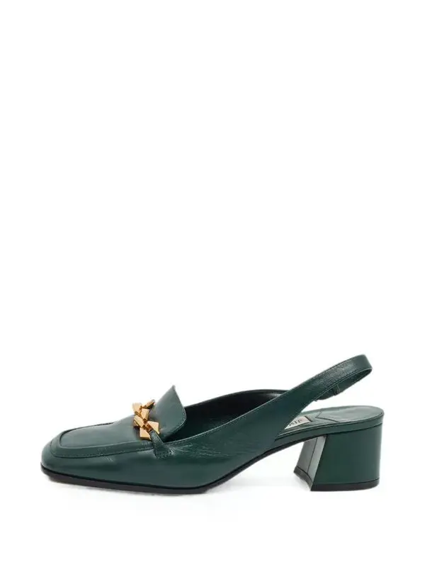 JIMMY CHOO Diamond Slingback Pumps - Green