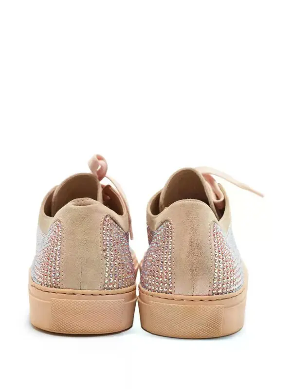 LE SILLA Crystal-embellished Low-top Sneakers