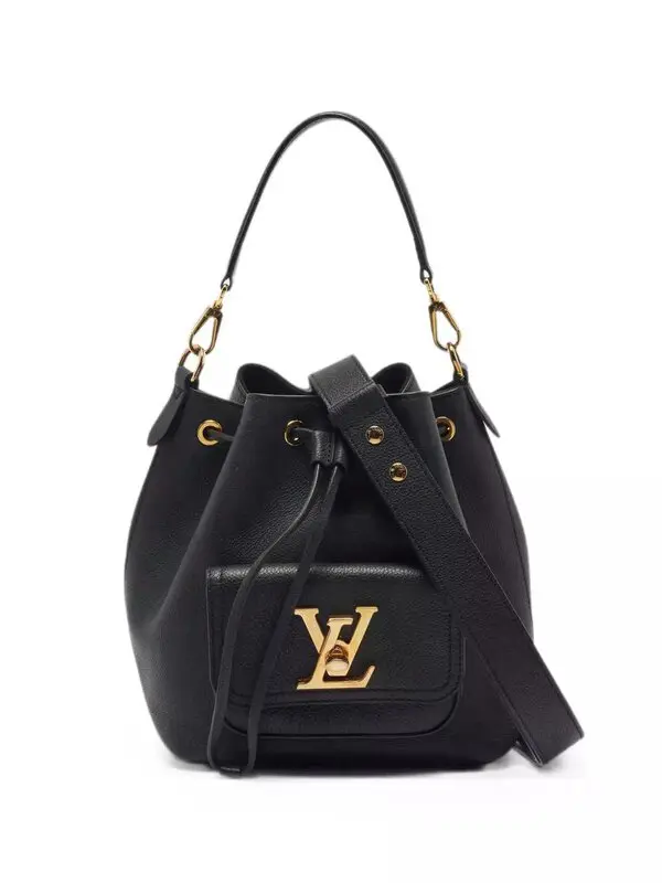 LOUIS VUITTON Lockme Drawstring Bucket Bag