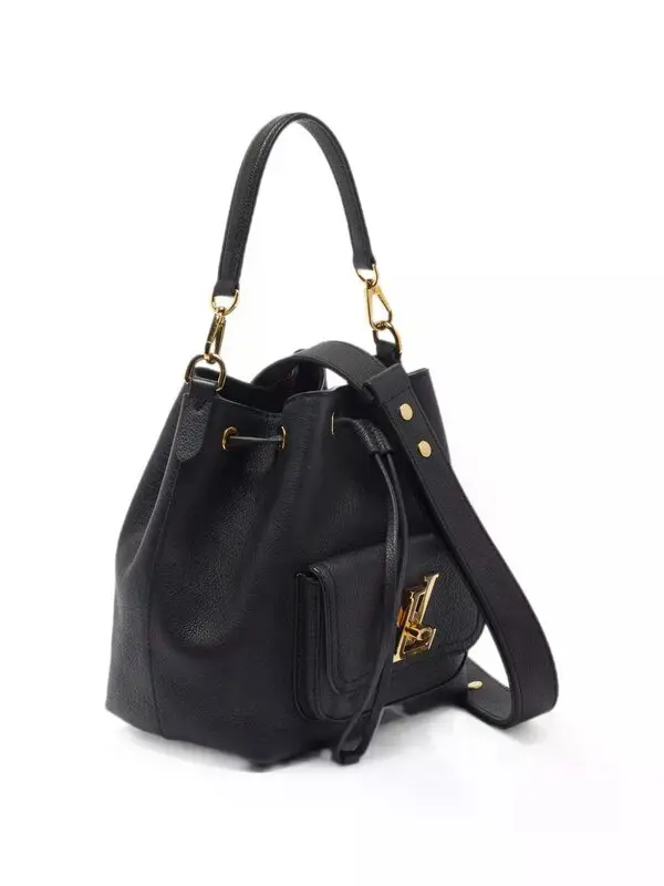 LOUIS VUITTON Lockme Drawstring Bucket Bag