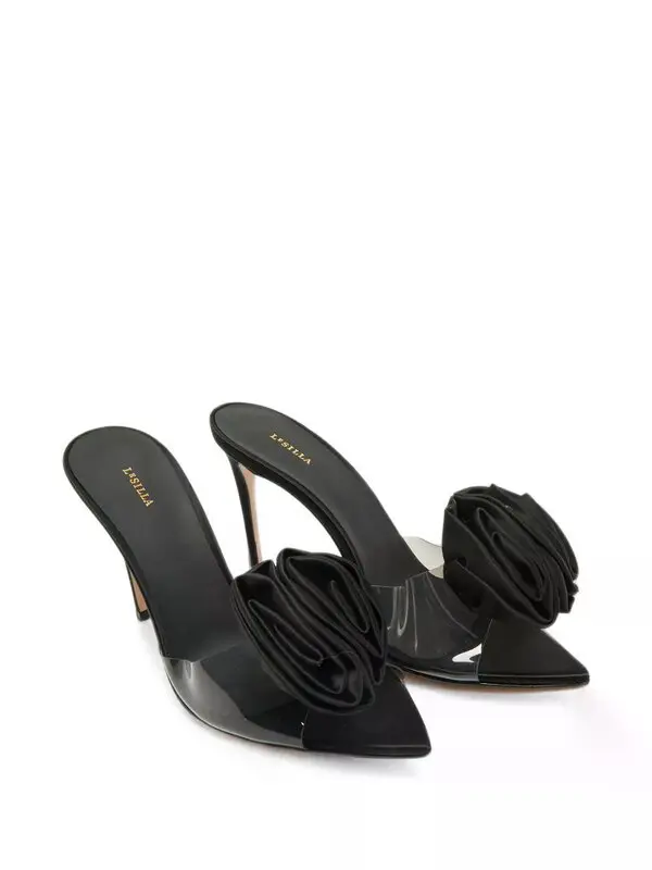 LE SILLA Rose Appliqué Sandals