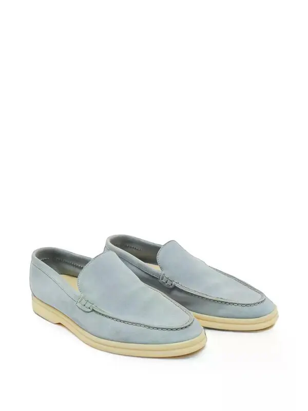 Loro Piana Summer Walk Loafers - Blue