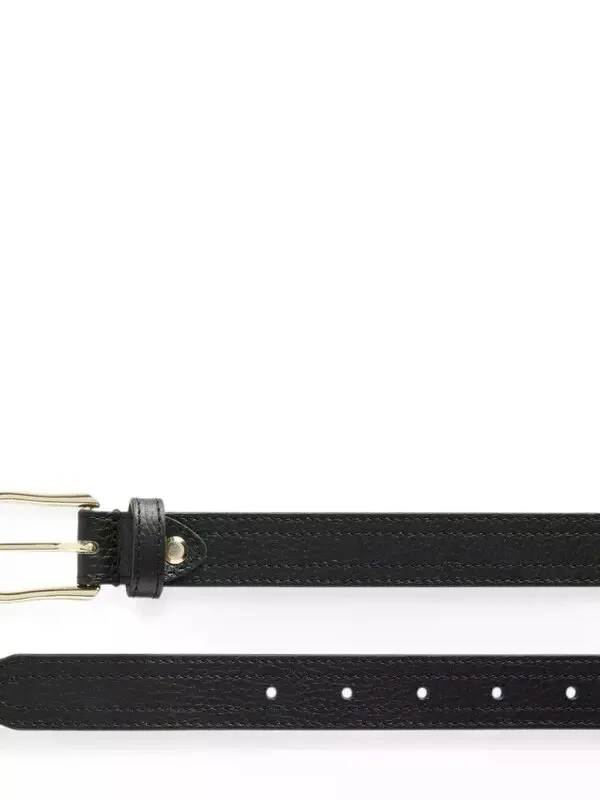 LANCEL Grained Leather Belt