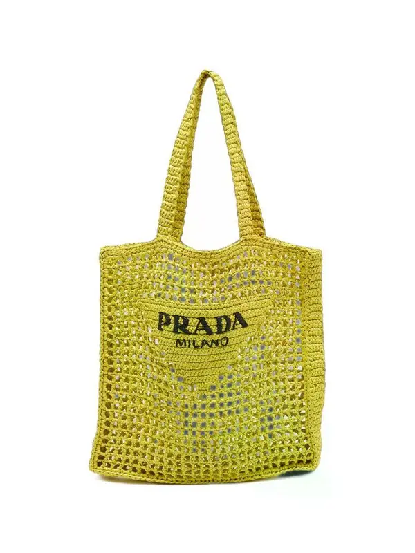 Prada Crochet Tote Bag