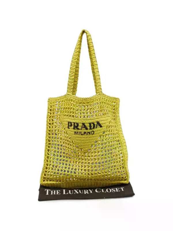 Prada Crochet Tote Bag