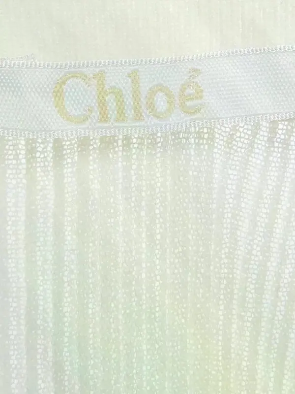 Chloé Ribbed-knit Short-sleeve Oversized T-shirt