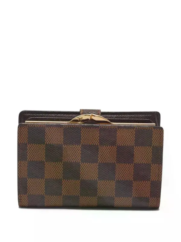 LOUIS VUITTON 2001 Damier Ebene Portefeuille Viennois Wallet