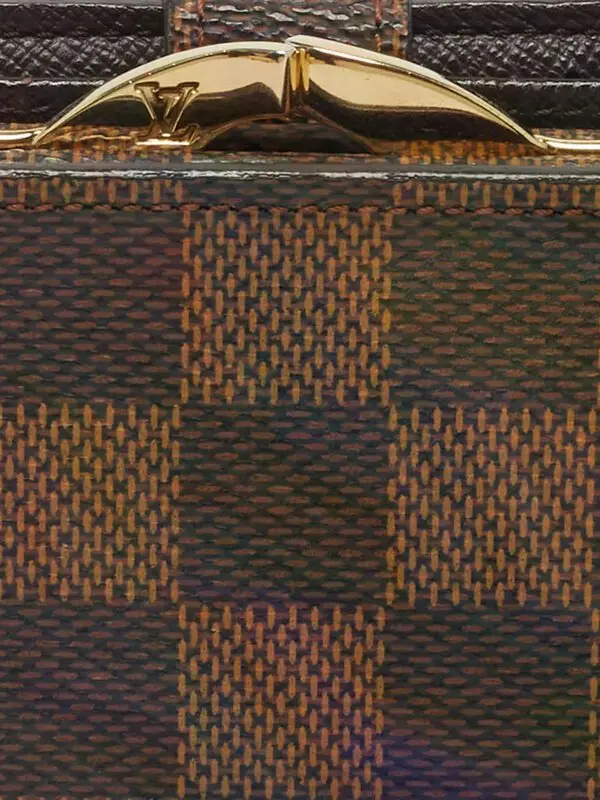 LOUIS VUITTON 2001 Damier Ebene Portefeuille Viennois Wallet