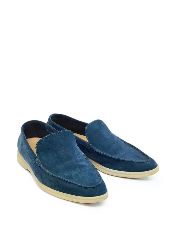 Loro Piana Summer Walk Loafers - Blue