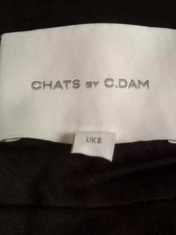 CHATS BY C.DAM Draped Jersey Maxi Dress