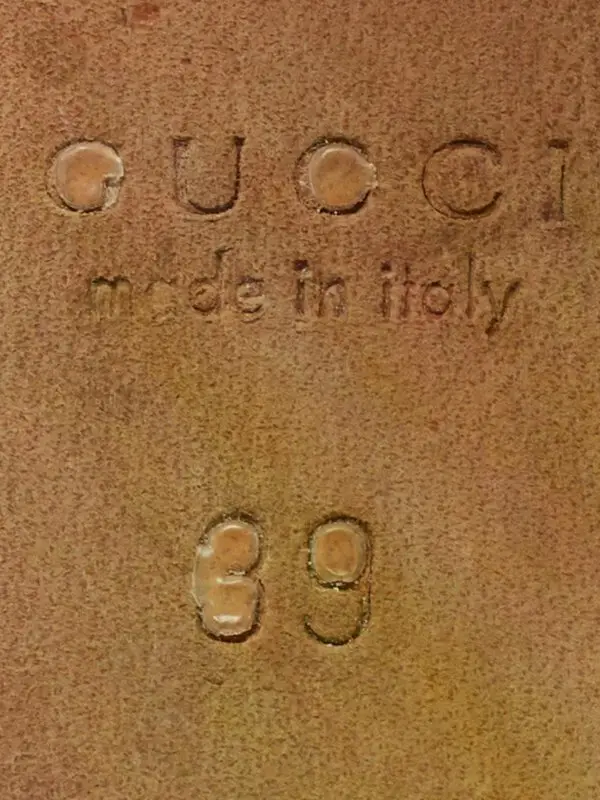Gucci Horsebit Gg Canvas Peep Toe Pumps