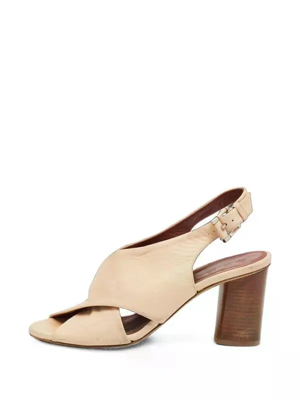 Loro Piana Crossover Slingback Sandals