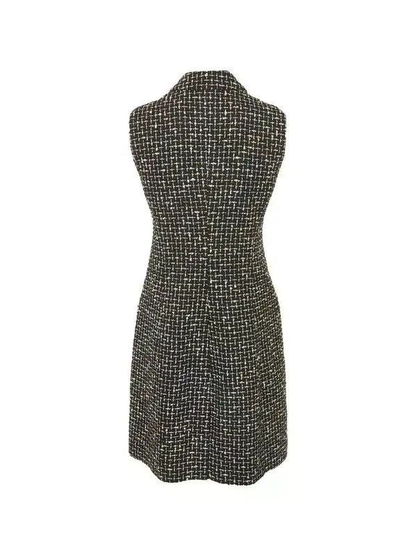 Dior Double-breasted Tweed Midi Dress