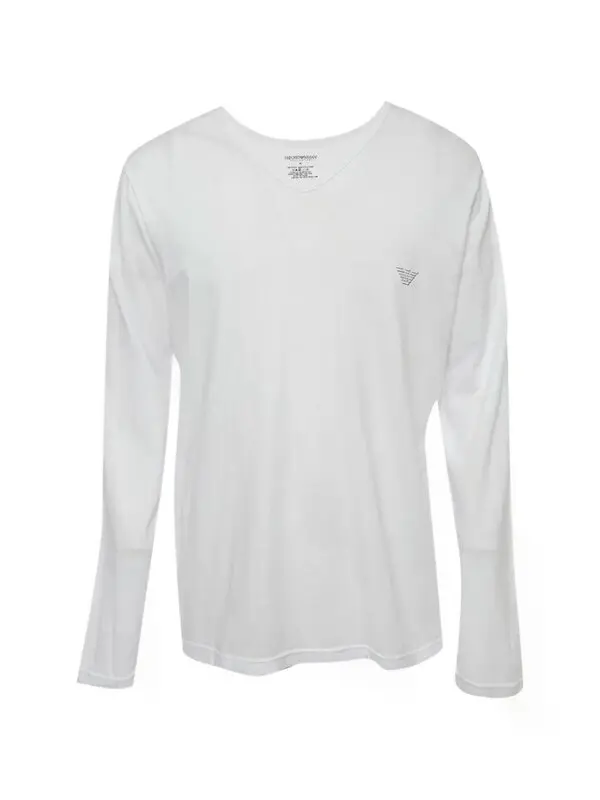 Emporio Armani Long-sleeved V-neck T-shirt