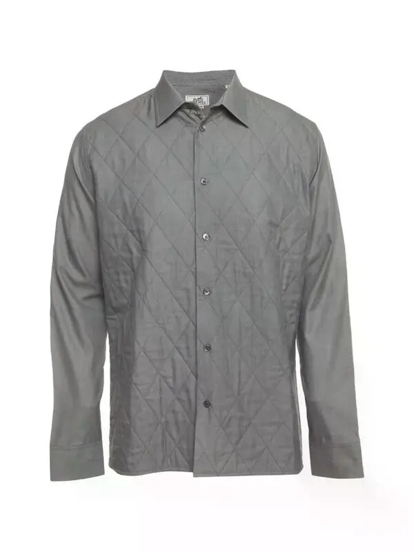 Hermès Quilted-diamond Shirt
