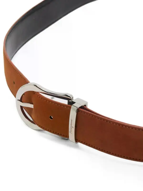 FERRAGAMO Buckle Leather Belt