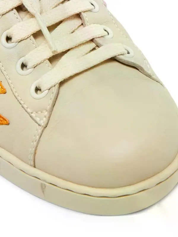 Gucci Ace Flame-embroidered Sneakers