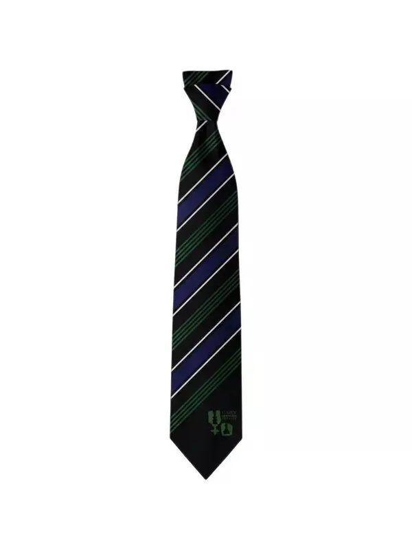 Henrik Vibskov Chewing Stripe-pattern Tie - Black