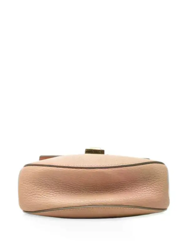 Chloé Mini Leather Drew Crossbody Bag - Pink